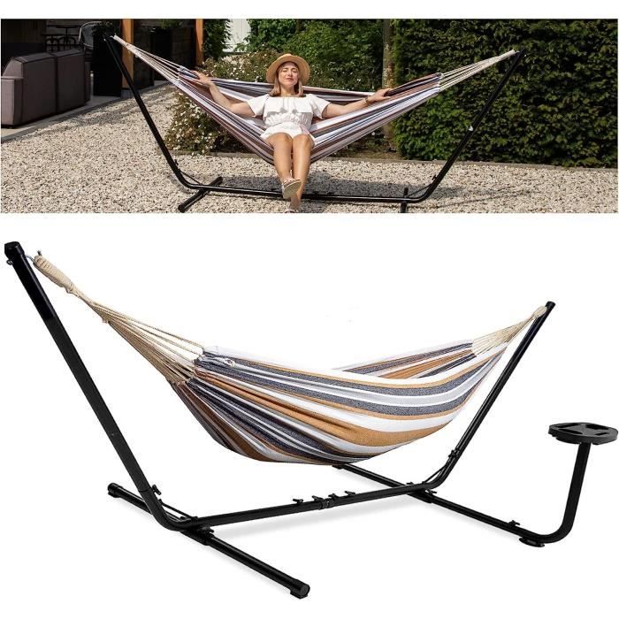 Hamac sur Pied Extérieur VITA5:des Heures de Détente- Hamac 2 Places ...