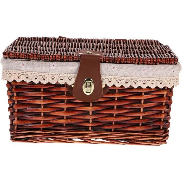 Boîte De Rangement En Rotin Panier En Rotin Paniers De Rangement En ...