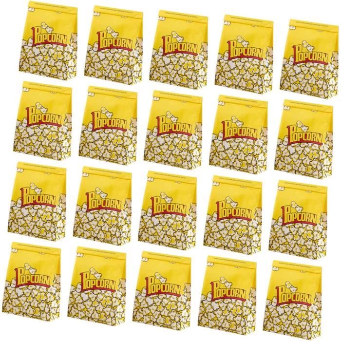50Pcs Pop-Corn Sac De Pop-Corn Récipient En Carton Sac À Pain Tasses À ... 50Pcs Pop-Corn Sac De Pop-Corn Récipient En Carton Sac À Pain Tasses À ...