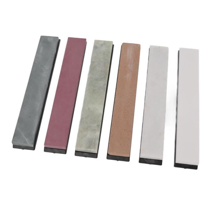 Pierre à aiguiser les couteaux Ensemble de Pierres à Aiguiser en Matériau Premium, Affteur de ...