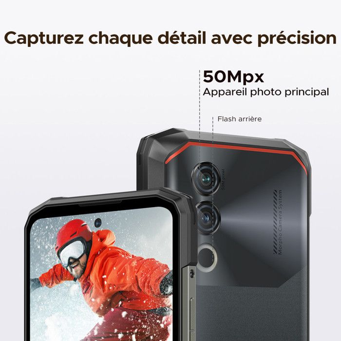 Smartphone Incassable DOOGEE Blade10 Power - Android 16 10300mAh 6.6 ...