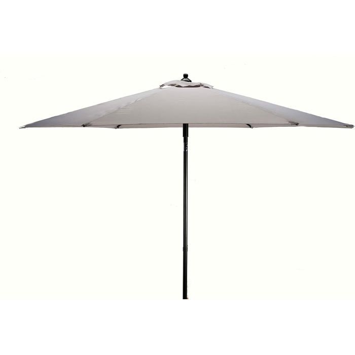 Parasol Push Up 3 m-Couleur : Gris. Structure en Acier. - Cdiscount Jardin