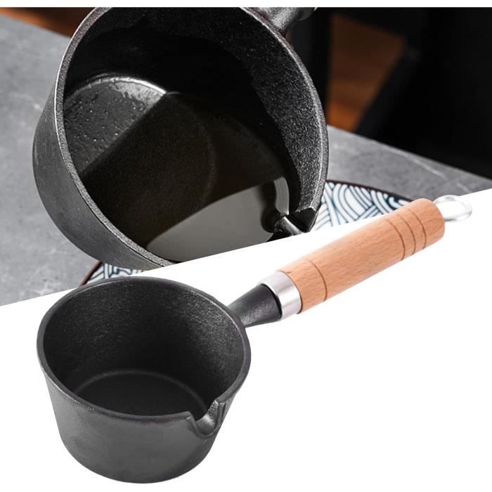 Mini Pot À Beurre En Fonte Robuste Avec Bec Verseur Anti-Goutte ...