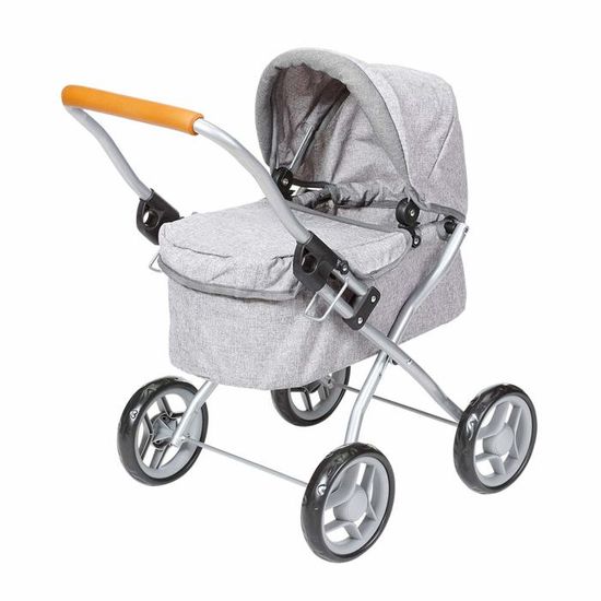 Poussette pour poupée - Knorrtoys - Mini Lili - Marron - Capote ...