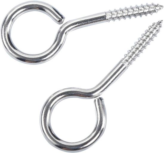 M5 * 65 Piton à Visser Anneau En Acier Inoxydable 304 Vis Avec Attache ...