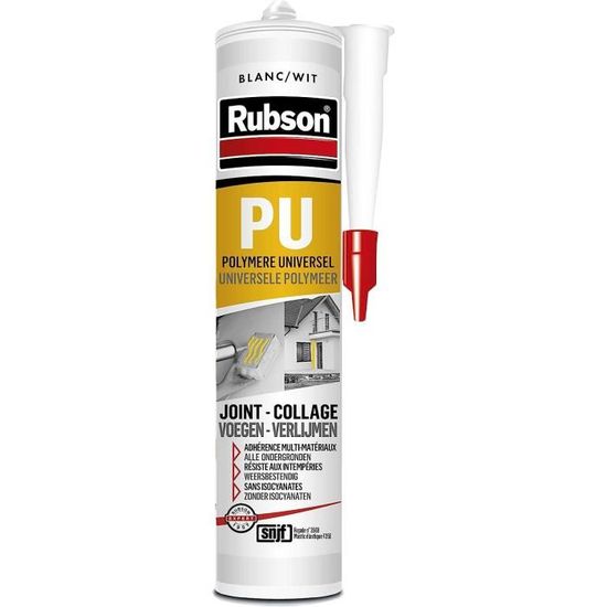 Mastic Silicone - Pu Polymère Universel Joints Collages Coloris Blanc ...