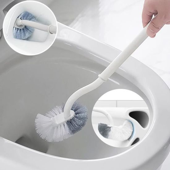 Pack De 2 Balayette Wc Suspendu, Brosse De Toilette Murale, Balai ...