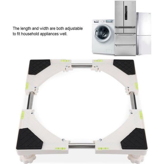QI123648 Support de base de machine à laver réglable robuste Support de ...