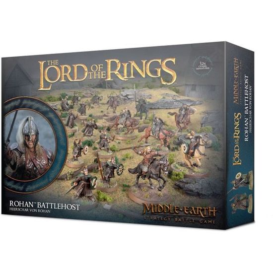 Figurine Games Workshop Warhammer Middle Earth Rohan Battlehost ...
