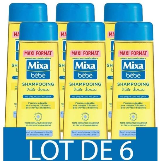 [Lot de 12] MIXA BEBE Shampooing Très doux 300ml - Cdiscount Au quotidien