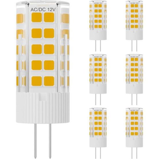 G4 Ampoules LED,Ampoule Hotte Aspirante AC-DC 12V 3W Équivalent 30w Halogène Lampe, 350LM 3000K ...
