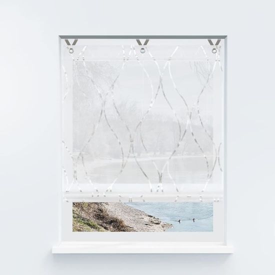 Store Bateau En Voile Sans Perçage Avec Bandes Modernes Imprimées, À ...