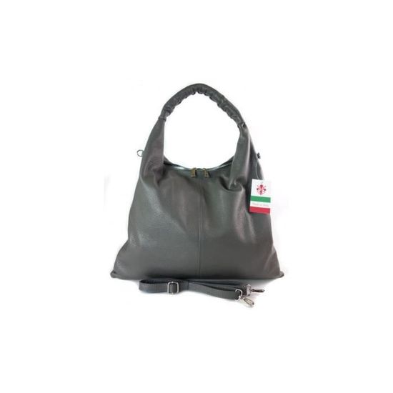 Sac VERA PELLE WX435G Gris - Femme/Adulte - Cdiscount Jardin