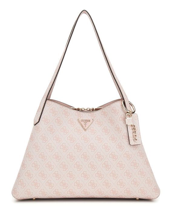 GUESS Sac à épaule rose pour femme - Sora Girlfriend Carryall Dusty ...