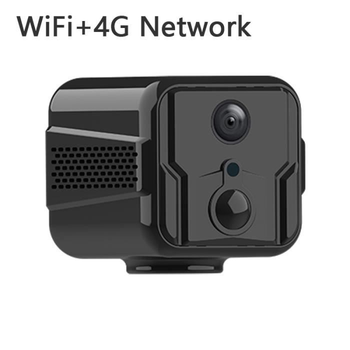 Réseau WiFi et 4G avec carte TF 64G-Mini caméra de surveillance sans ...