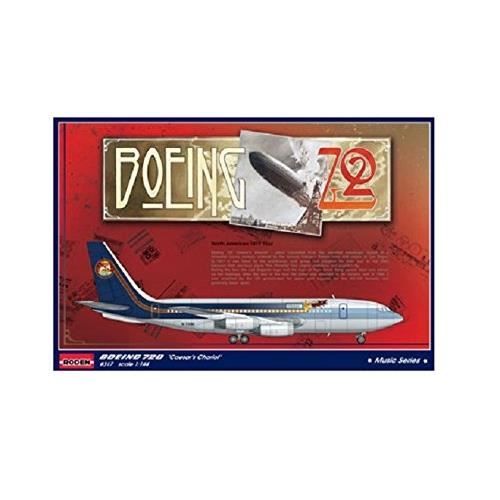 Maquette d'avion - RODEN - BOEING 720 N7224U CAESARS CHARIOT LED ...