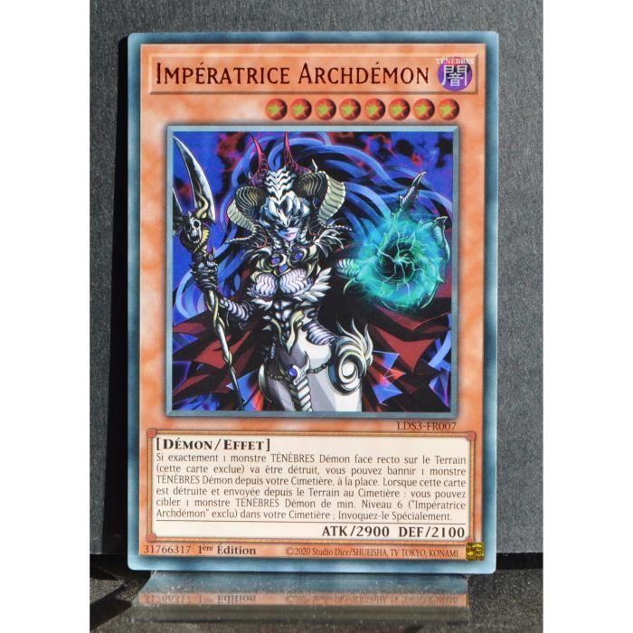 Carte Yu Gi Oh Lds3 Fr007 Impératrice Archdémon Rouge Ultra Rare Neuf