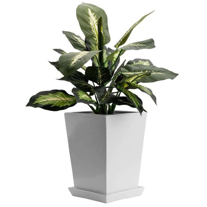 Pot de fleurs Cache pot Boite a fleur Dimensions (LxlxH) : 21,5x21,5x29 ...