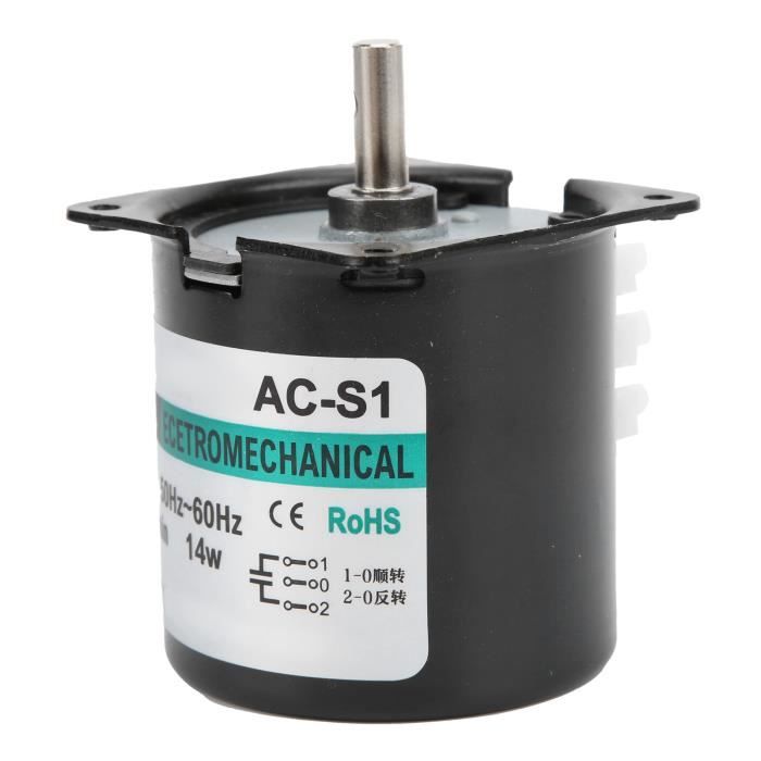 EJ.life Moteur à aimant permanent Moteur Synchrone AC 14W Aimant Permanent 2 Voies Haute auto ...