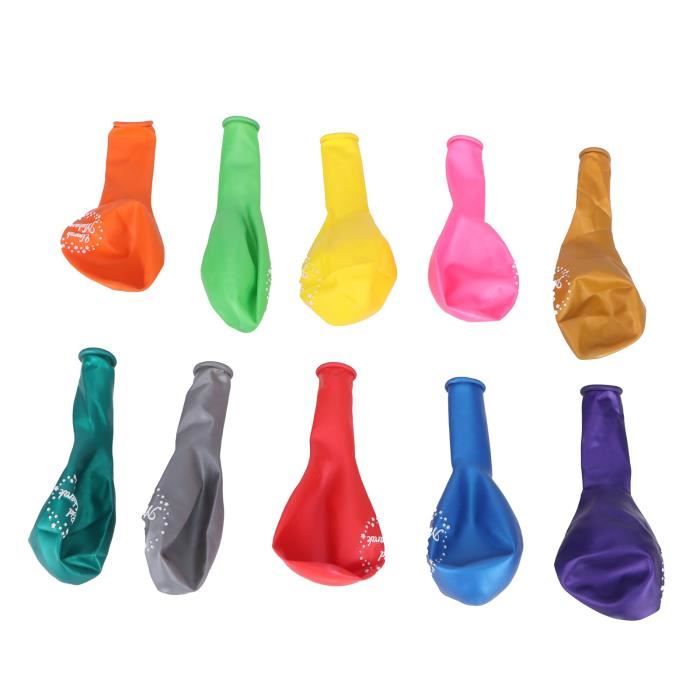 EJ.life Multicolor Balloons, Latex Balloons Birthday Decoration Mixed ...