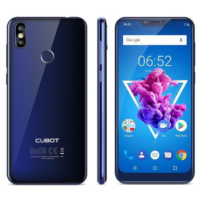 Cubot P20 Smartphone 4G CAMÉRA Superbe 6.18'' FHD+ Octa-Core 4Go+ 64Go ...