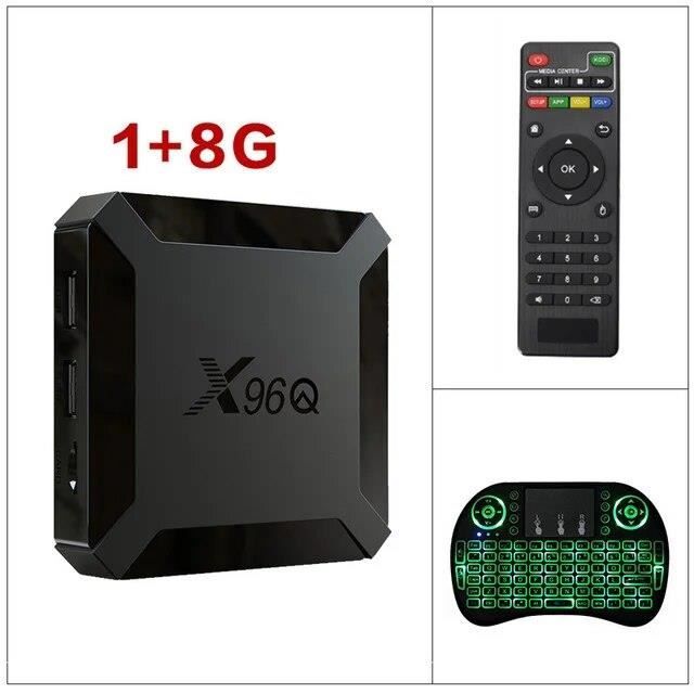 Boîtier Smart TV - RNCYN - X96Q - Android 10.0 - 4K UHD - WiFi 2.4G ...