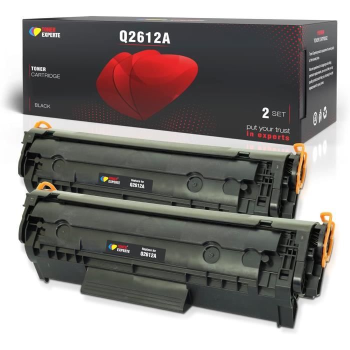 Compatible Hp Q2612A 12A Noir Cartouche De Toner Remplacement Pour Q2612A Fx10 Pour Laserjet ...