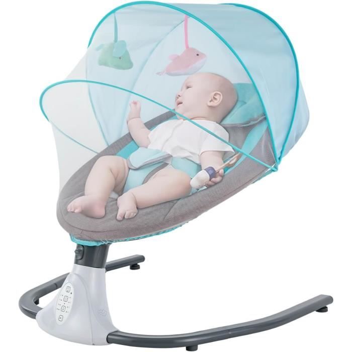 Transat Bébé Balancelle Bebe Électrique Pour Naissance à 12 Mois ...