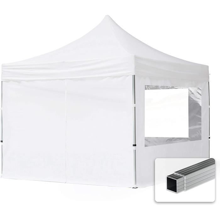 TOOLPORT Tente Pliante 3x3 m - 4 côtés Al m Barnum Chapiteau Pliant ...
