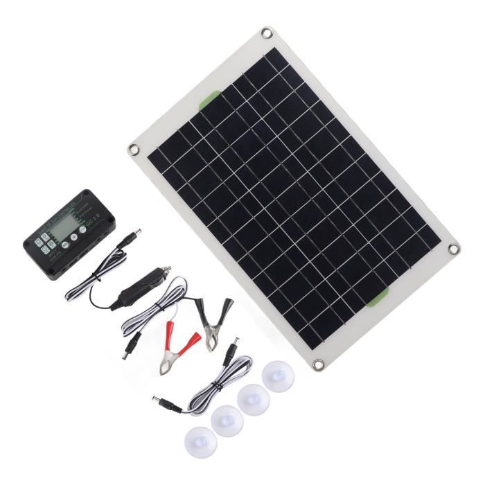 Kit de panneau solaire 50W - SURENHAP - Silicium monocristallin - 30A - Écologique - Portable ...