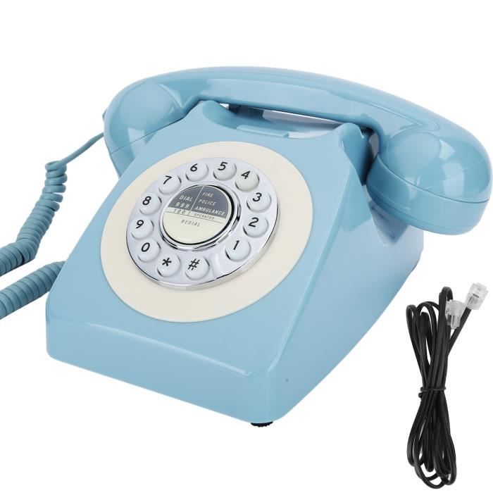 TMISHION Téléphone fixe Téléphone Filaire Fixe de Bureau d'Affaires à ...