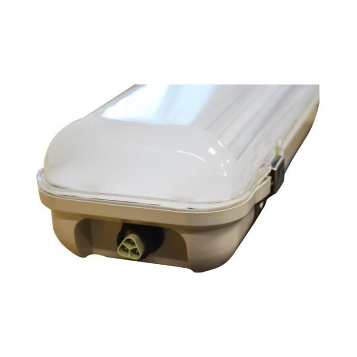 BOITIER ETANCHE LED INTEGREES 4000°K 48 Watt IP65 1200 x 110 (4) TRAV ...