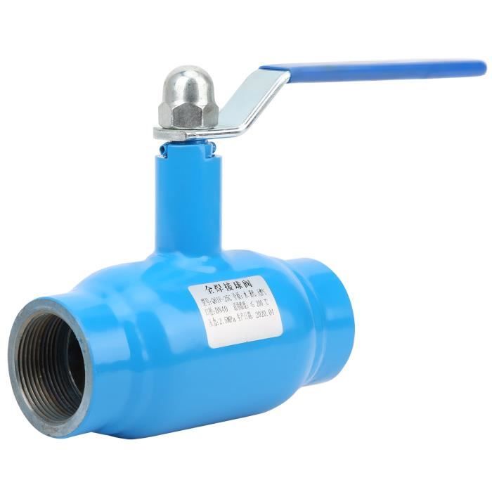 YOSOO Vanne à bille soudée Q61F‑25C‑DN40 Valve de Filetage Vanne à Bille G1 1/2 avec Poignée ...