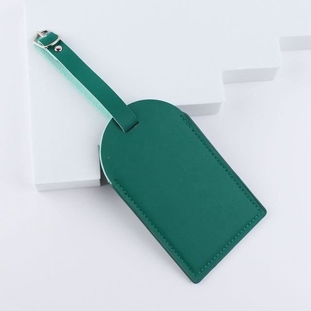 Etiquette de bagage,20211215-Green--Étiquette de bagage de valise ...