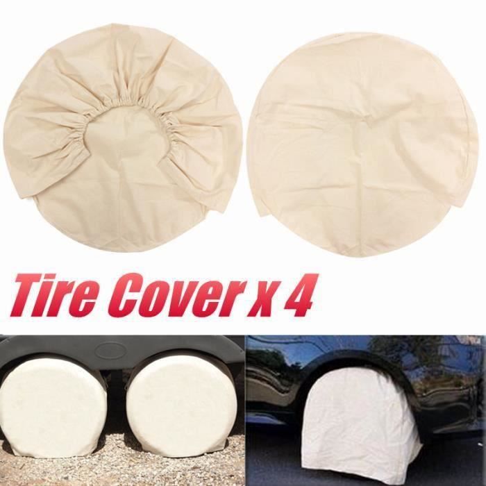 4x 25'' HOUSSE BÂCHE ROUE DE SECOURS SAUVEUR PNEU COUVRE PROTECTION ...