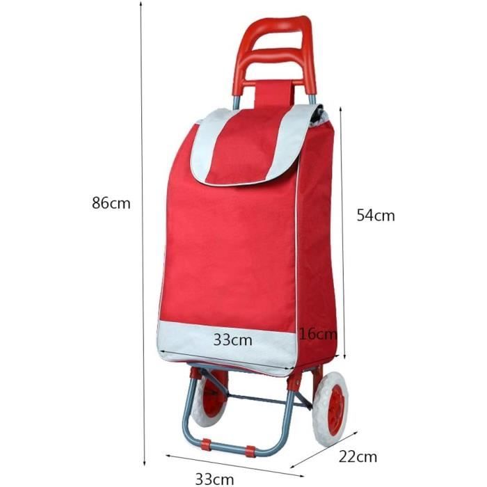 Chariots de Courses Chariot détachable à la Maison portatif Pliant de ...