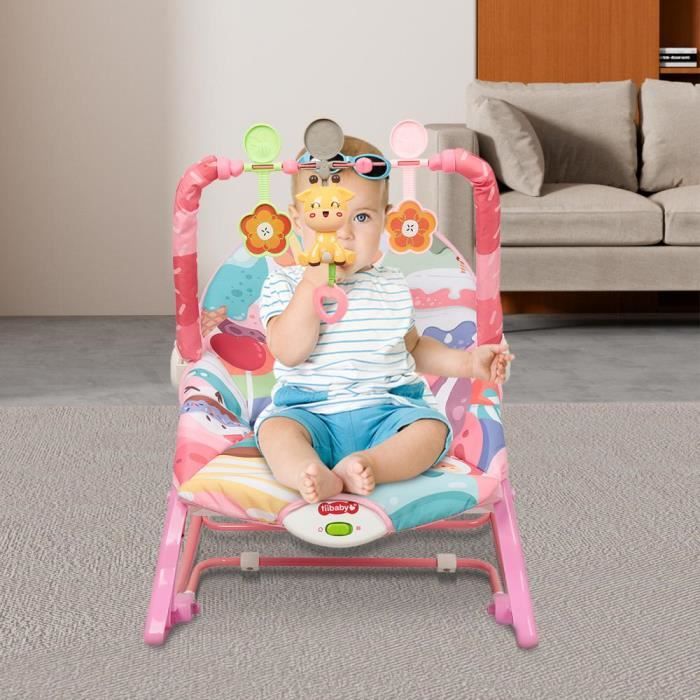 Transat Bébé et Siège Sauteur-Balancelle avec Vibrations Apaisantes ...