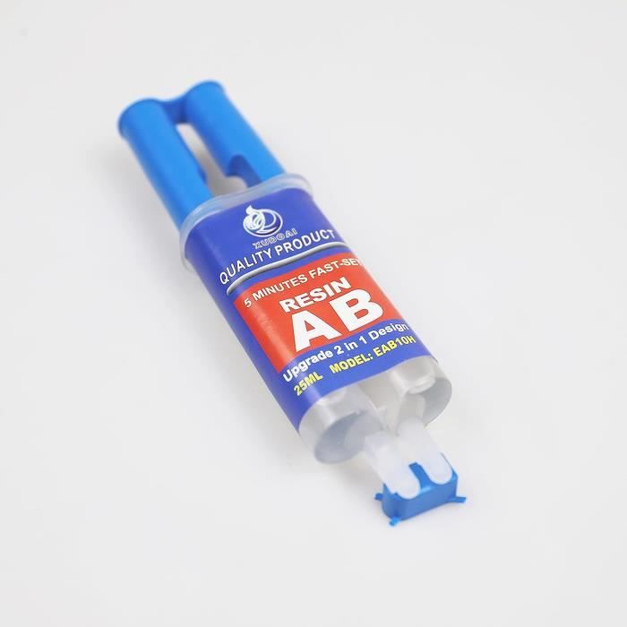 Colle Power Epoxy, Résine Epoxy Bi-Composante 5 Minutes Collage Rapide ...