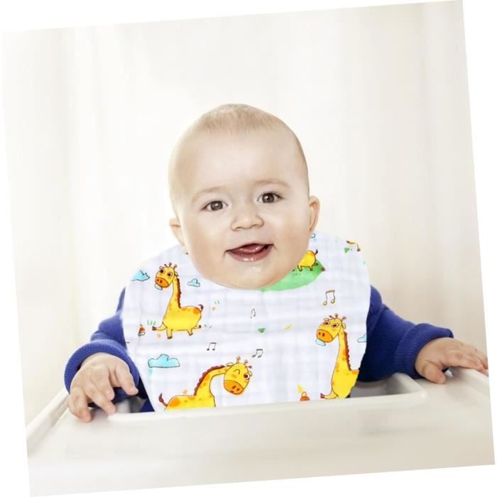 5 Pièces Bavoirs Bébé Serviette Bebe Debarbouillette Bebe Bavoir Bébé ...