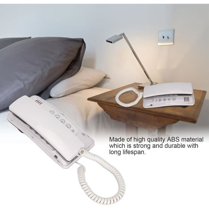 Ehskzjh Téléphones Filaires, Téléphone Fixe Filaire Multifonctionnel ...