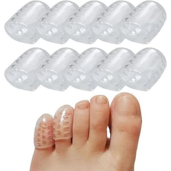 Protège Orteil Silicone - Transparent - 10 Pièces - Housse de ...