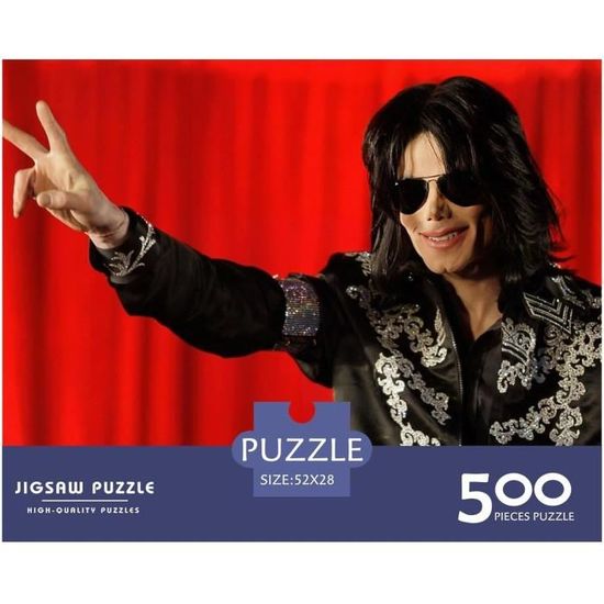 500 Pièces Michael Jackson Puzzles Pour Adultes Célèbres Chanteurs ...