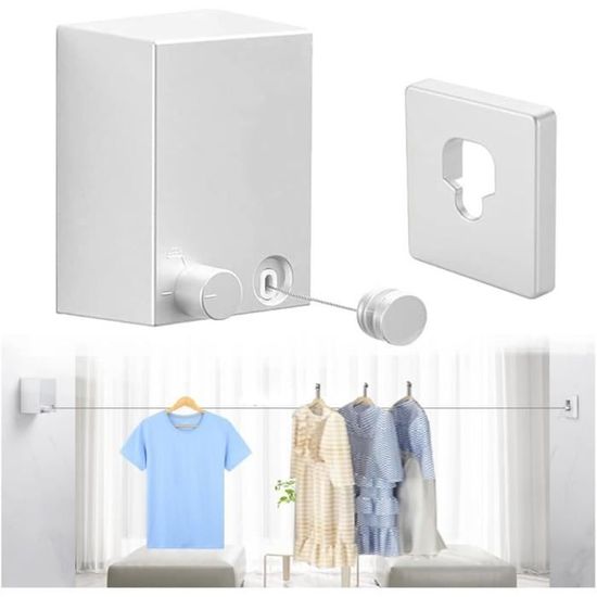 Corde À Linge Pliante Rétractable De 4,2 M, Corde À Linge Rétractable À ...