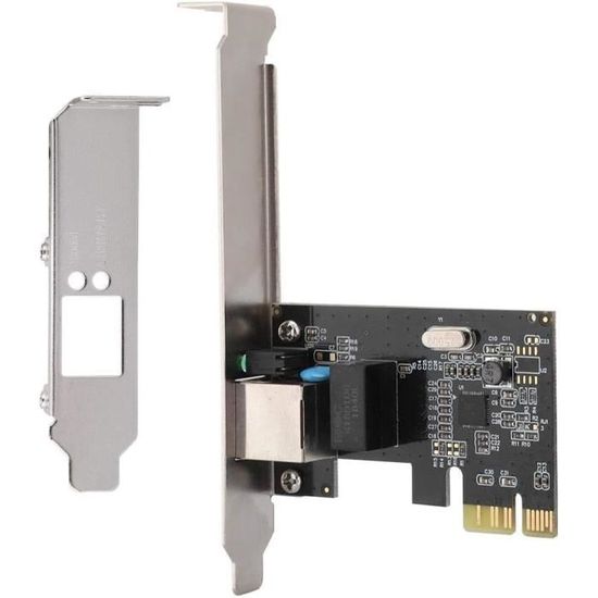 Rtl 8111F Pcie Carte Réseau, Gigabit Ethernet Lan Card Pci-E 10-100 - 1000Mbps Avec Low Profile ...