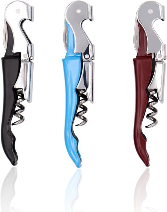 3pcs Wine Opener,3 in1 Tire-bouchon professionnel en acier inoxydable ...