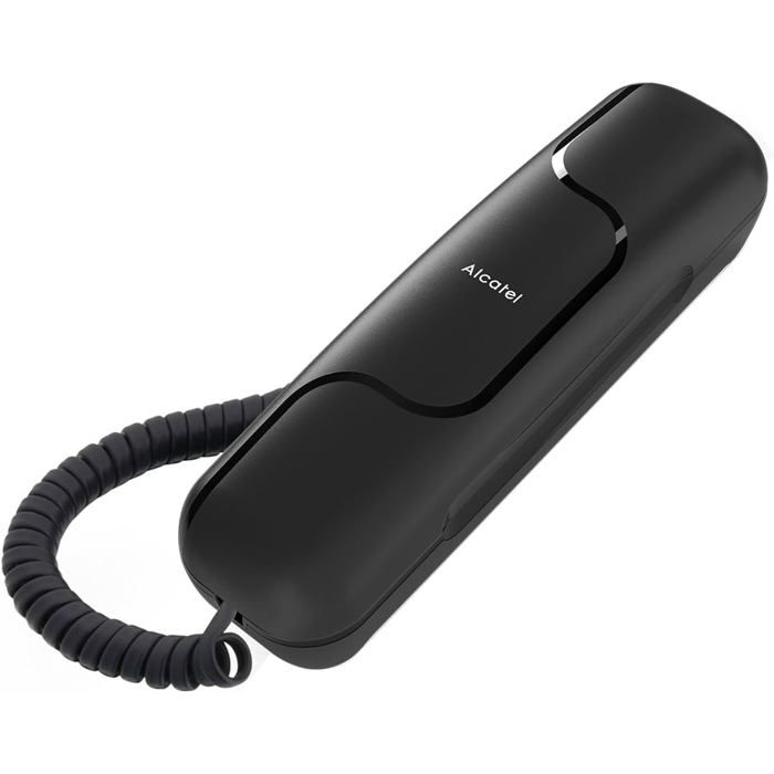 T06-Téléphone Fixe Filaire-Design Ultra Compact-Fixation Murale-Touche ...