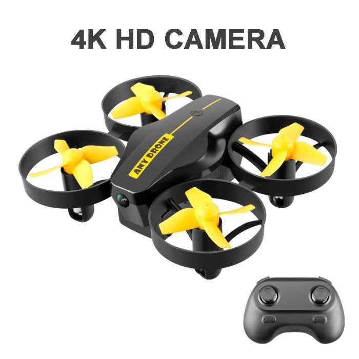 Caméra 4K noire - Mini Drone de poche avec caméra HD 4K, Jouet pour ...
