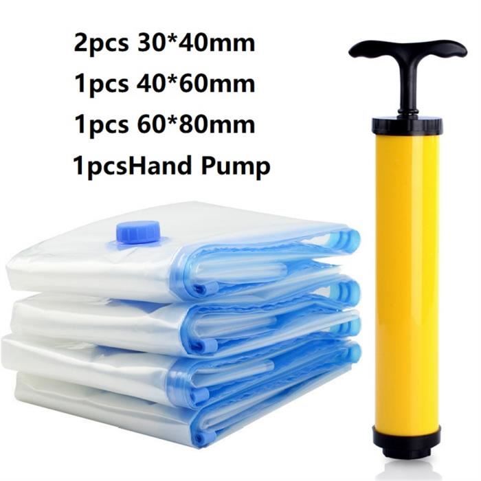 Un ensemble--Compressed Bag Electric Pump Travel Vacuum Bag Pump Mini ...