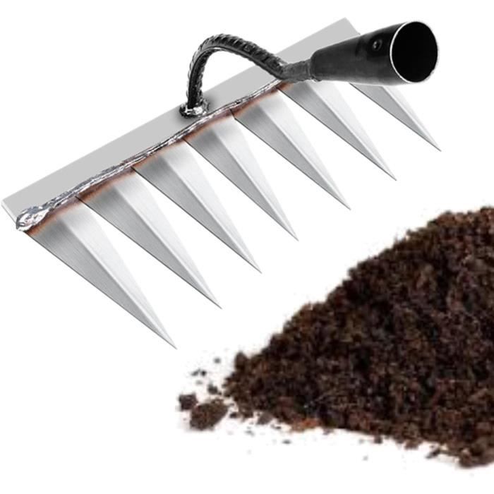 Râteau à chaume,Outil de désherbage pour râteau à gazon en métal ... Râteau à chaume,Outil de désherbage pour râteau à gazon en métal ...