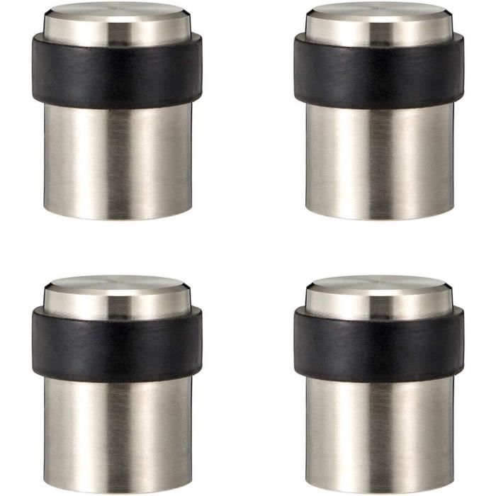 4 X Butoir De Porte Mural En Acier Inox Arrêt De Porte Butoir Bloque ...